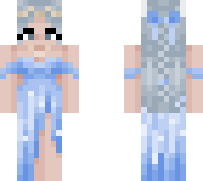 ice princess - hair recolor | Minecraft Skin