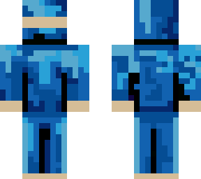 skin blue pixels | Minecraft Skin