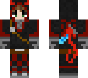 badboyhalo humanboyhalo muffin demon dsmp | Minecraft Skins