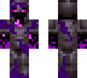 Netherite Corrupted Enderman | Minecraft Skin