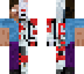 Steve Cyborg | Minecraft Skin