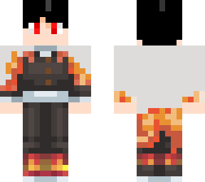 update hashira flame | Minecraft Skin