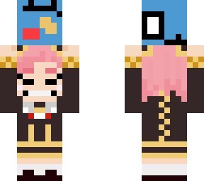 Anya Forger with peanuts from spy x family | Minecraft Skin