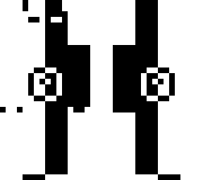 demon blackandwhite | Minecraft Skins