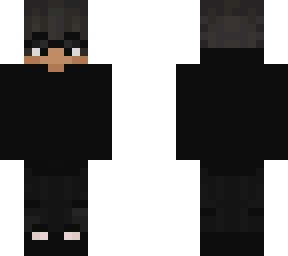black hoodie | Minecraft Skin