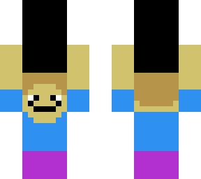 Black statue blockhead | Minecraft Skin