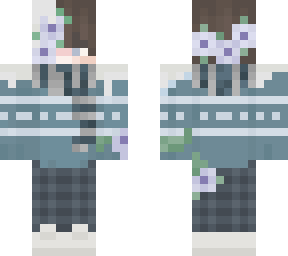 Flower Bee Boy... but Winter Themed... so there's no Bees | Minecraft Skin