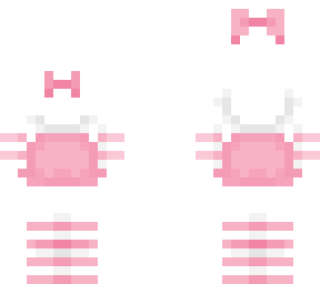 Pink Bow Dress Base! | Minecraft Skin