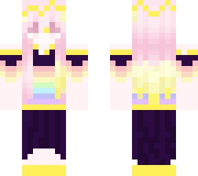 Pink haired princess | Minecraft Skin