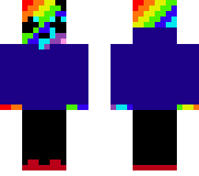 rainbow panda | Minecraft Skin