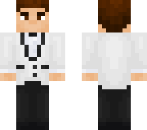 White Tuxedo | Minecraft Skin