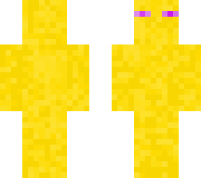 Yellow endermen | Minecraft Skin