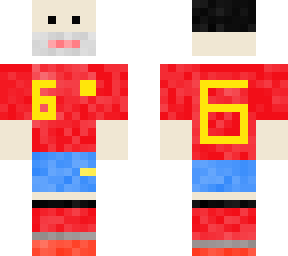 Andres Iniesta V2 | Minecraft Skin