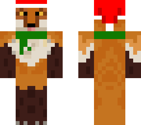 christmas fox | Minecraft Skins