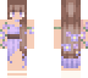 Cute flower girl | Minecraft Skin