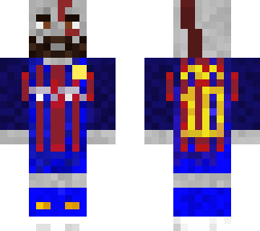 Kratos messi | Minecraft Skin