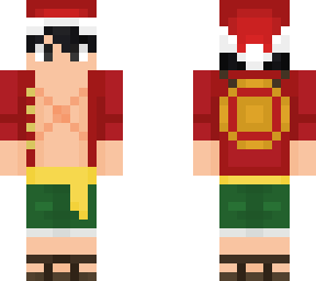 luffy skin | Minecraft Skins