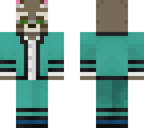 raccoon saiki k | Minecraft Skin