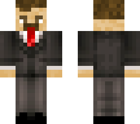 Steve Rambo in suit | Minecraft Skin