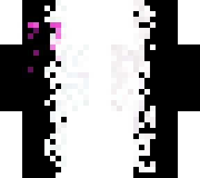 Crying white-black enderman | Minecraft Skin