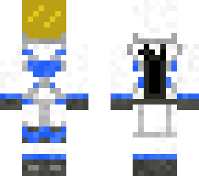 End M. Walker Blue Spacesuit Facial Hair | Minecraft Skin
