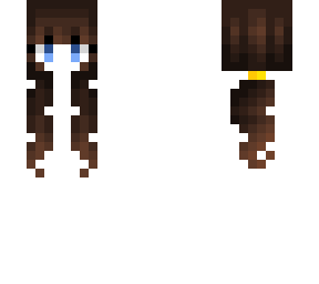 Female HB - Ponytail Brunette | Minecraft Skin