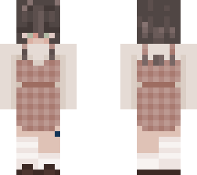 pink dress avtar base | Minecraft Skin