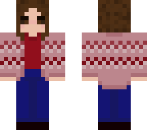 Red Cardigan | Minecraft Skin