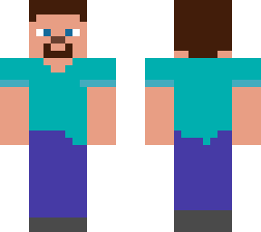 Smooth Steve skin w/ sleeves | Minecraft Skin