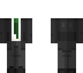Suit green tie | Minecraft Skin