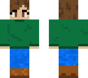 Green Sweater and earmuffs | Minecraft Skin