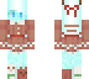 Icy the ice slime | Minecraft Skin