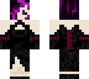 Purple/red goth | Minecraft Skin