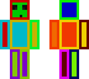 rainbow slime | Minecraft Skins