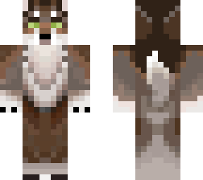 red brown wolf | Minecraft Skin