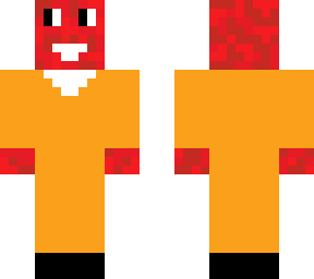 red man in jail | Minecraft Skin