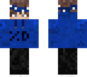 XD blue hood | Minecraft Skin