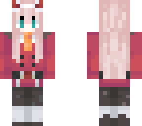 zero two | Minecraft Skins