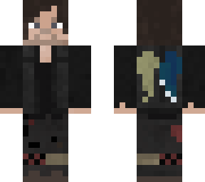 Daryl Dixon Blue Winged Vest (bedazzled) | Minecraft Skin