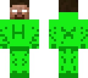 Green Herobrine | Minecraft Skin