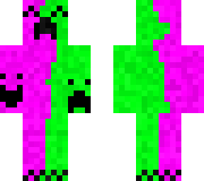 Happy-mad Creeper | Minecraft Skin