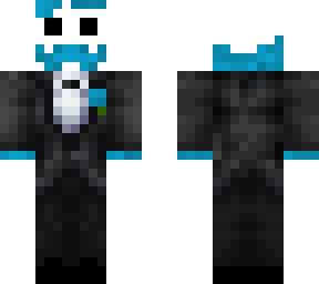 Muclix layered suit - Cyan | Minecraft Skin