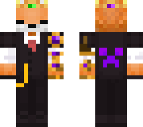steampunk king fox | Minecraft Skin