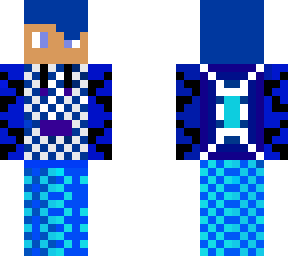 blue man | Minecraft Skin