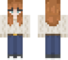 cable sweater girl | Minecraft Skin