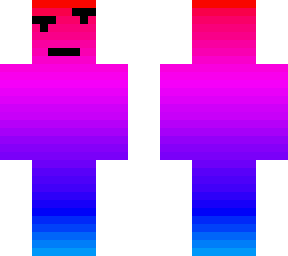 Confused Gradient Man | Minecraft Skin