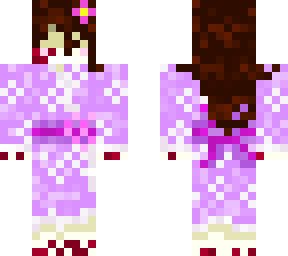 Evil Purple Oni | Minecraft Skin