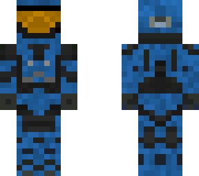 halo 3 spartan (odst helmet and scout armor) (edited) | Minecraft Skin
