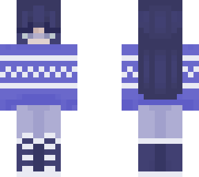 girl in sweater and boots | Minecraft Skins