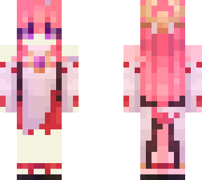 genshin impact yae miko | Minecraft Skins